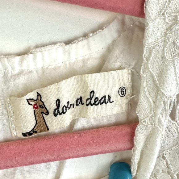 Doe A Dear | Dresses | Doe A Dear White Floral Lace Dress | Poshmark